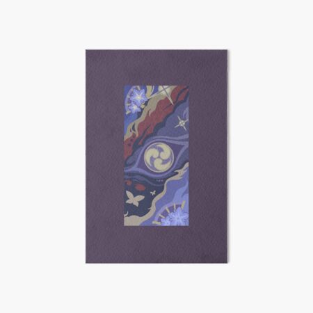 "Genshin Impact Raiden Shogun official friendship namecard" Art Board ...