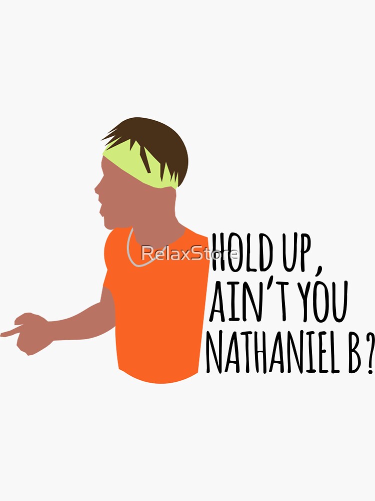 "NATHANIEL B" Sticker for Sale by RelaxStore | Redbubble