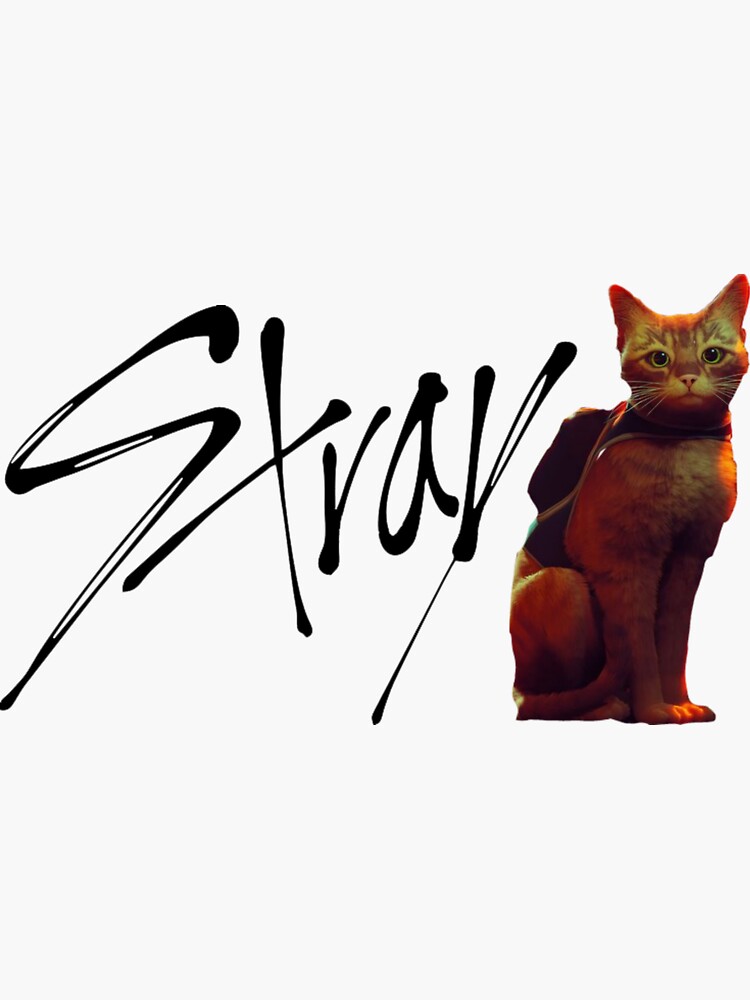 "Stray Cat" Sticker for Sale by itstasim | Redbubble