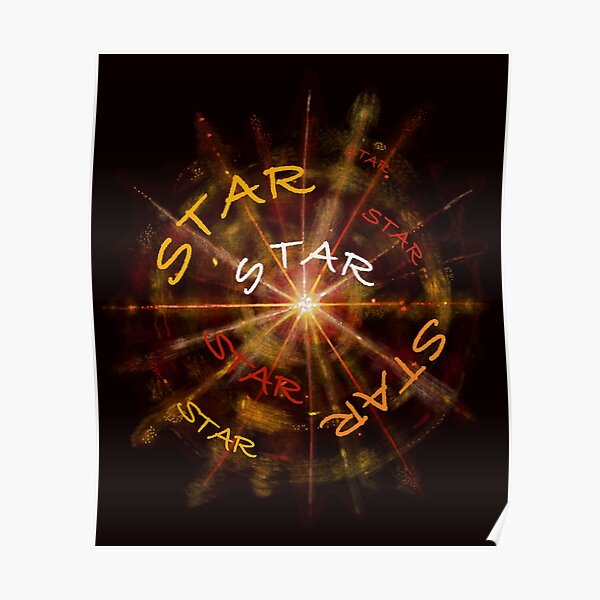 "Star" Poster for Sale by UbiArt | Redbubble
