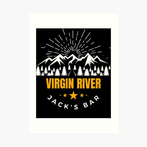 "Vintage Virgin River Jack's Bar " Art Print for Sale by jesicaashanti ...