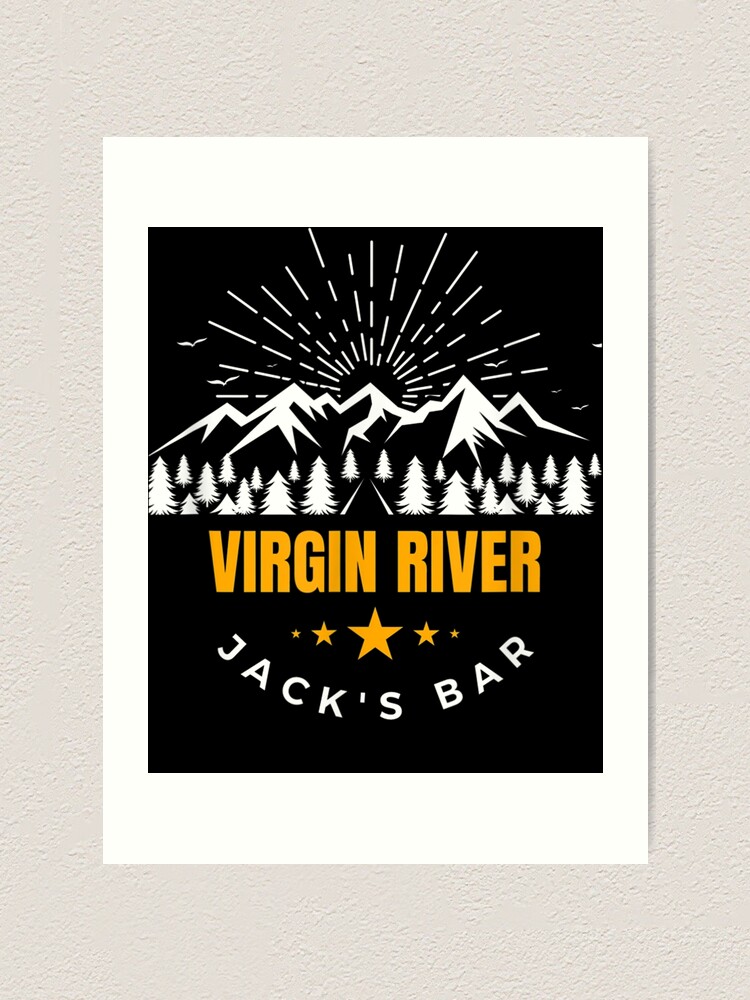 "Vintage Virgin River Jack's Bar " Art Print for Sale by jesicaashanti ...