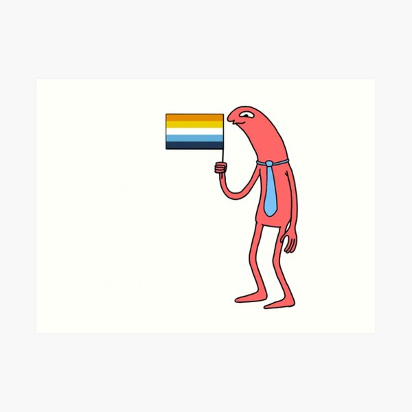 "alan aroace pride flag" Art Print for Sale by spookymim | Redbubble