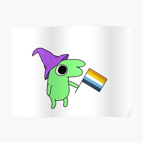 "glep aroace pride flag" Poster for Sale by spookymim | Redbubble