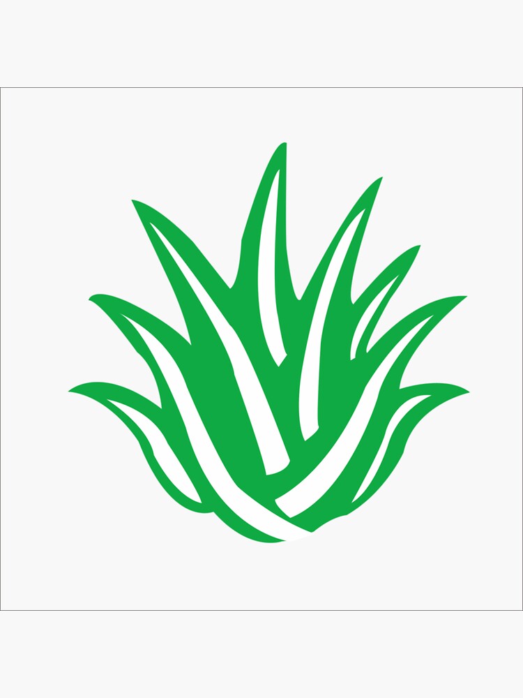 "aloe vera" Sticker for Sale by Locega | Redbubble
