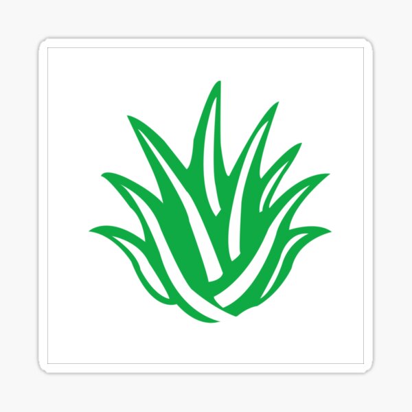 "aloe vera" Sticker for Sale by Locega | Redbubble