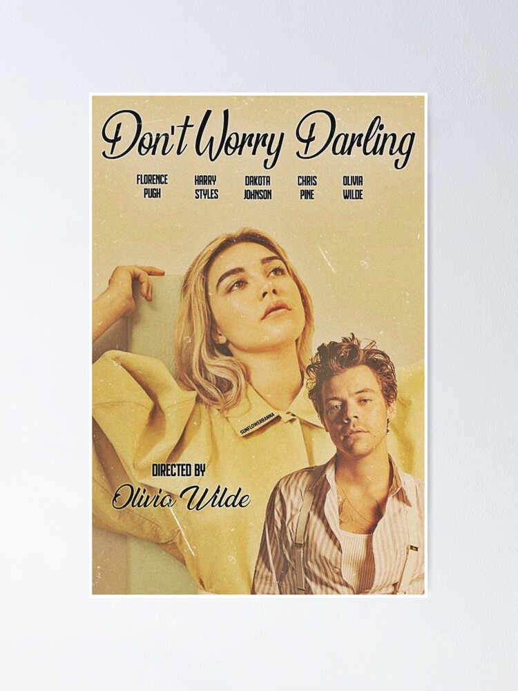 "Dont Worry Darling" Poster for Sale by nicobergnaum | Redbubble