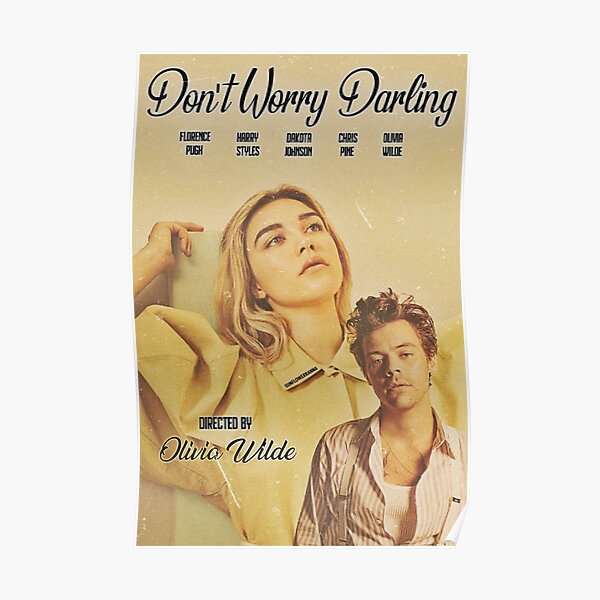 "Dont Worry Darling" Poster for Sale by nicobergnaum | Redbubble