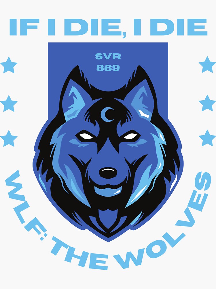"WLF: THE WOLVES" Sticker for Sale by WodensSkadi | Redbubble