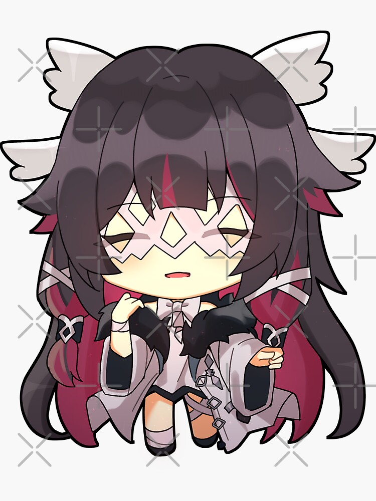 "Genshin Impact Columbina Fatui Harbringer Chibi" Sticker for Sale by ...