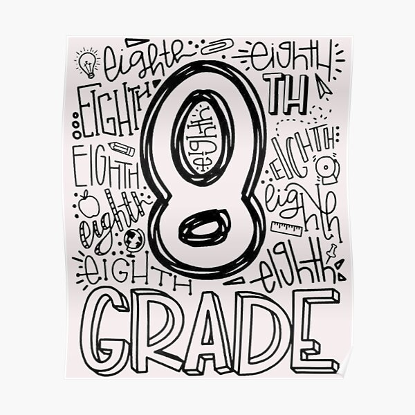 Póster «Octavo Grado, 8vo Grado, Útiles Escolares» de jesicaashanti ... Póster «Octavo Grado, 8vo Grado, Útiles Escolares» de jesicaashanti ...