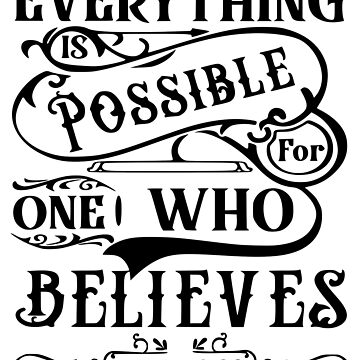 "Everything Is Possible For One Who Believes | Mark 9:23 | Bible Verse ...
