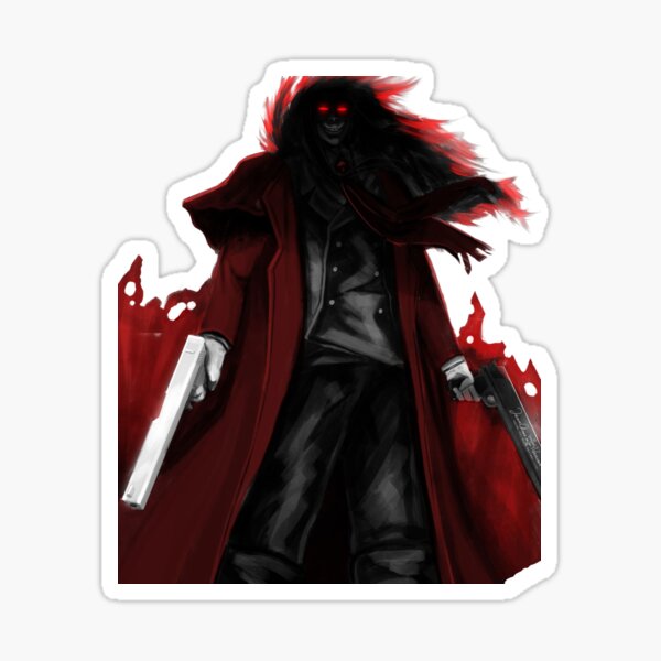 "Alucard Hellsing Ultimate " Sticker for Sale by DaturaSnake | Redbubble