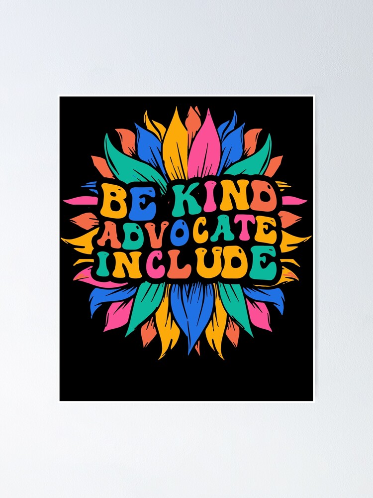 "Be Kind Advocate Include Sunflower, Neurodiversity Awareness Ed ...