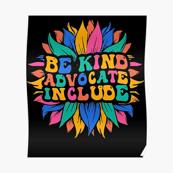 "Be Kind Advocate Include Sunflower, Neurodiversity Awareness Ed ...