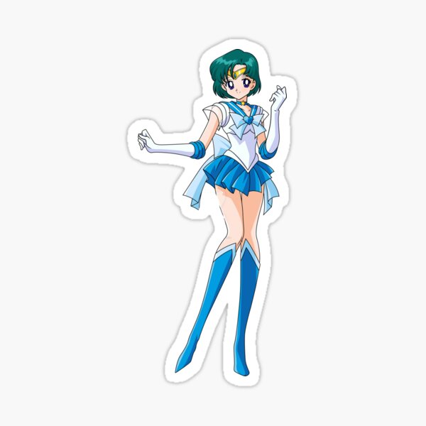 "Ami Mizuno - Sailor Mercury" Sticker for Sale by LittleDelta | Redbubble