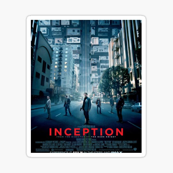 "inception" Sticker for Sale by Kitoart | Redbubble