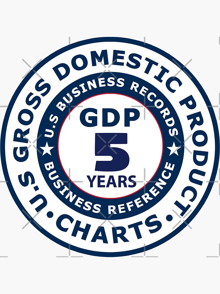 "5 Years U.S GDP Charts Company Anniversary gifts. GDP Accreditation ...