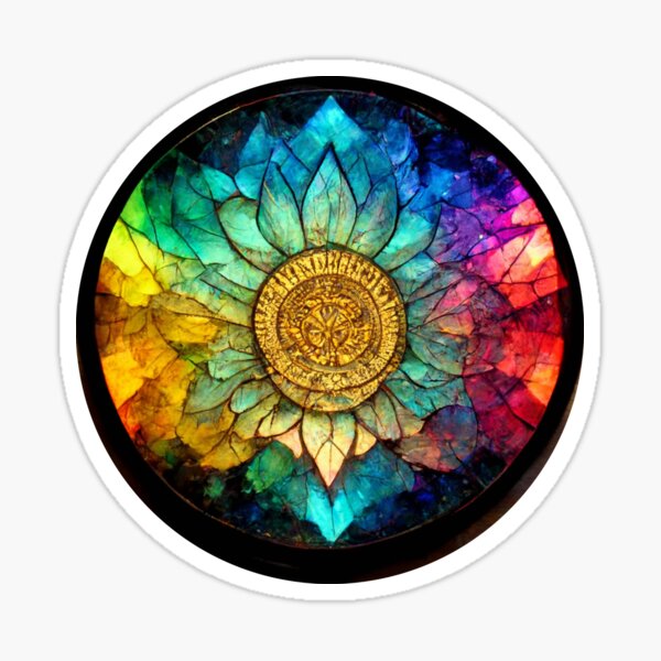 "Universal Seal Color Wheel. By Artist O O" Sticker for Sale by worn ...