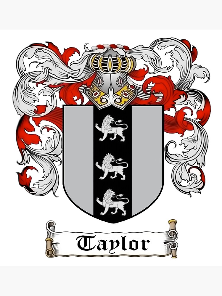 "TAYLOR FAMILY CREST" Poster for Sale by CathalDevlin | Redbubble