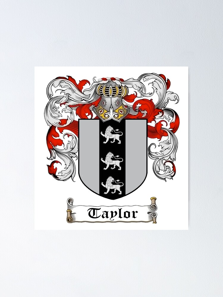 "TAYLOR FAMILY CREST" Poster for Sale by CathalDevlin | Redbubble