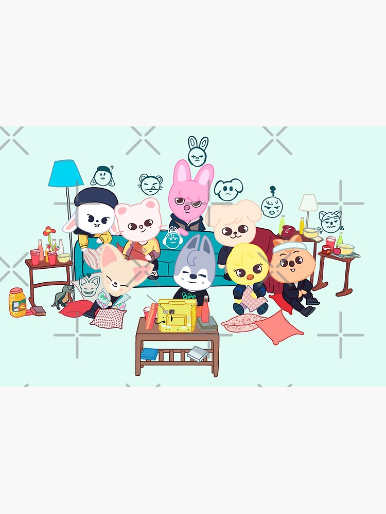 "STRAY KIDS (SKZOO) All Members Gone Days " Sticker for Sale by ...