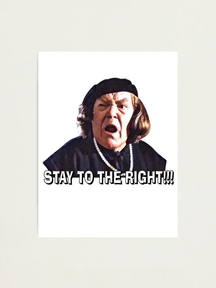 "THE GOONIES - stay to the right!" Photographic Print for Sale by ...
