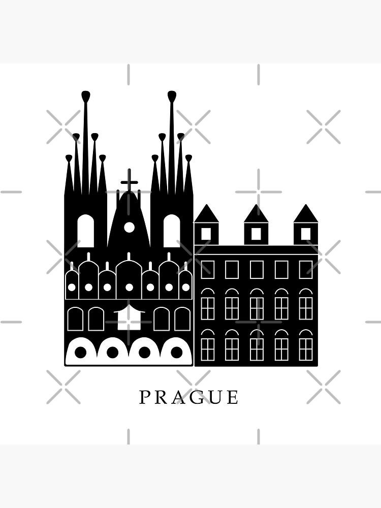 "European capitals, Prague city" Sticker for Sale by OM-lova | Redbubble