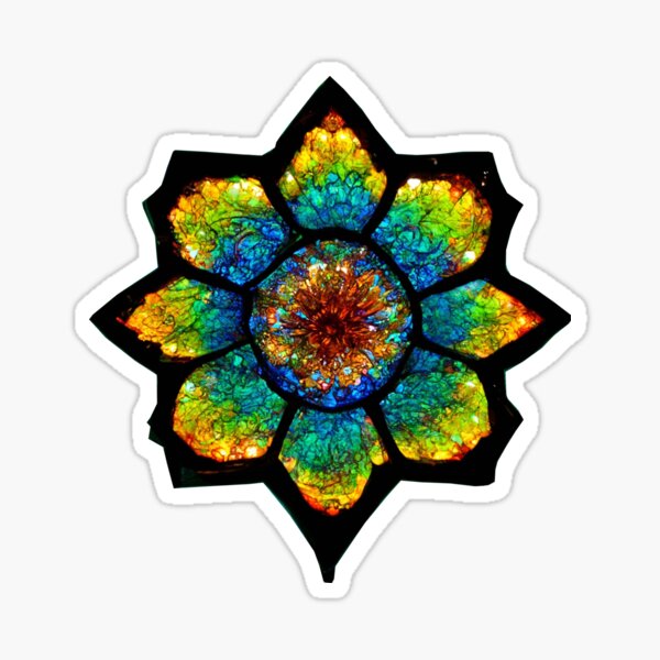 "Nuclear Winter Snowflake. By Artist O O" Sticker for Sale by worn ...