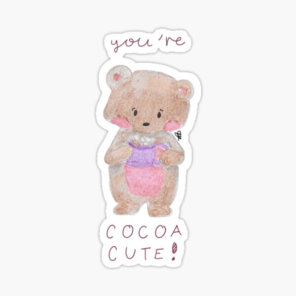 "So, So Cute Teddy" Sticker for Sale by BellaAndTheBees | Redbubble