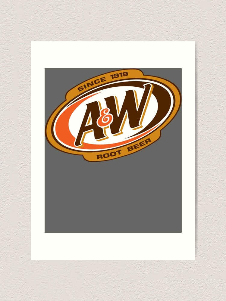 "A&W Root Beer logo" Art Print for Sale by Battaglia570191 | Redbubble