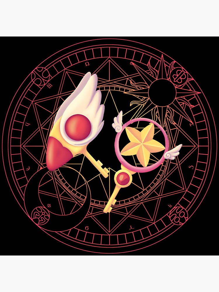 "Cardcaptor Sakura Magical Circle" Poster for Sale by Anime-Lov3rs ...