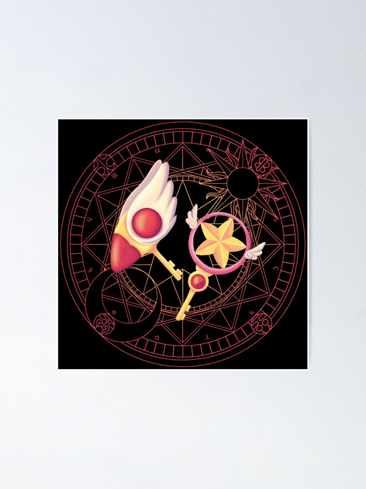 "Cardcaptor Sakura Magical Circle" Poster for Sale by Anime-Lov3rs ...