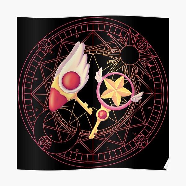 "Cardcaptor Sakura Magical Circle" Poster for Sale by Anime-Lov3rs ...