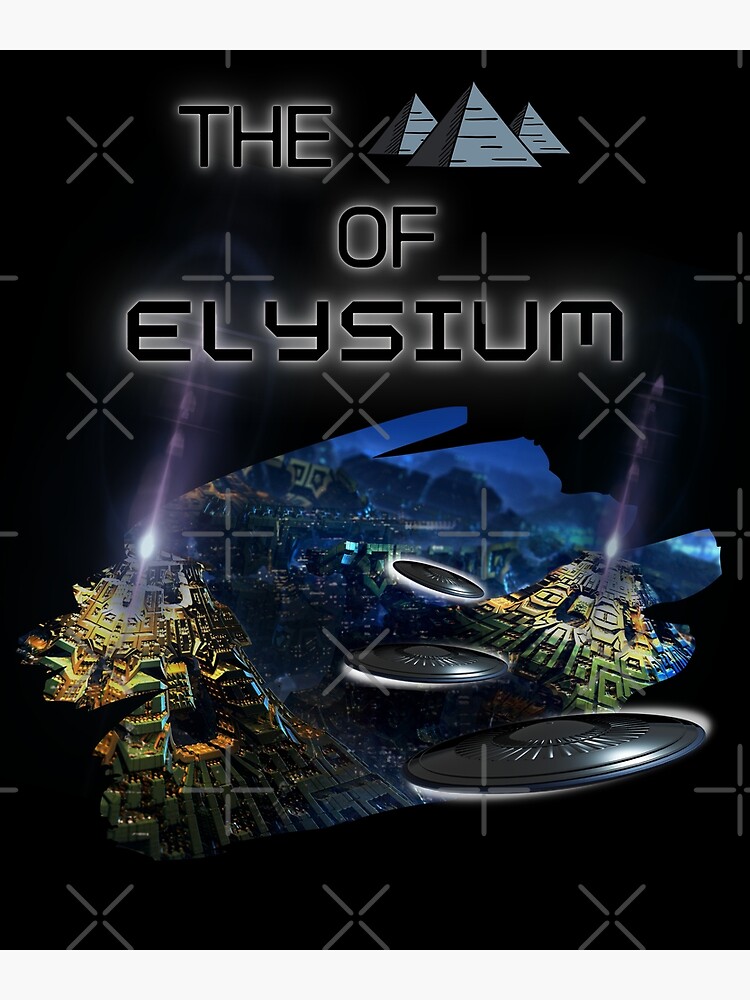 "The Pyramids Of Elysium" Poster for Sale by KrompiX | Redbubble