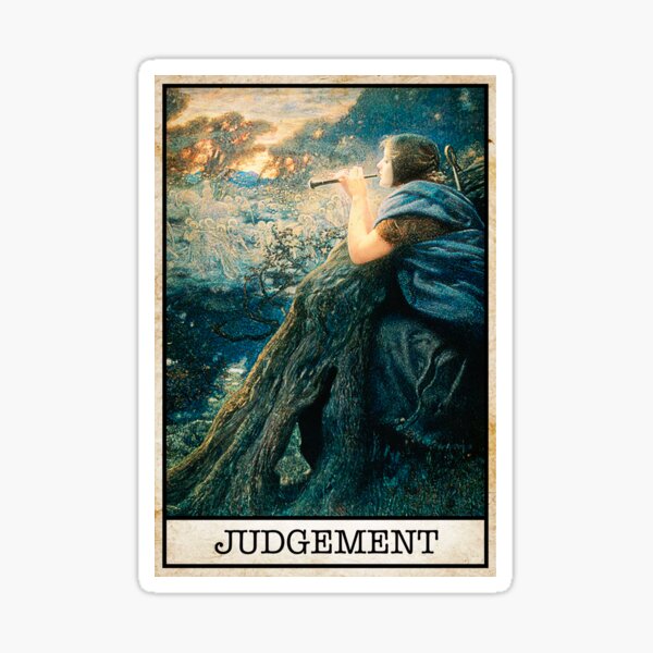 "Judgment Tarot" Sticker for Sale by tarotshop | Redbubble