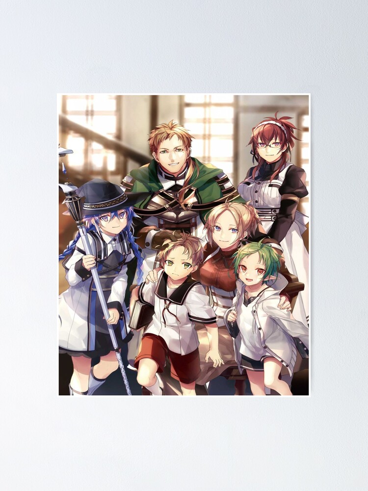 "mushoku tensei" Poster for Sale by RBBCH | Redbubble