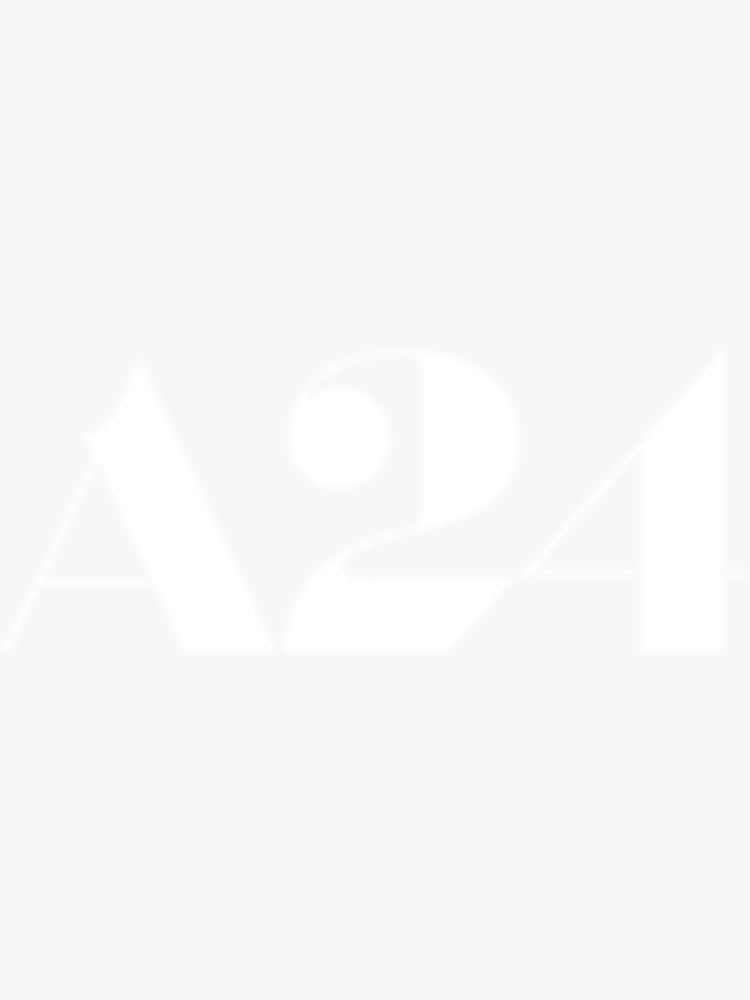"A24 White Logo " Sticker for Sale by Battaglia570191 | Redbubble