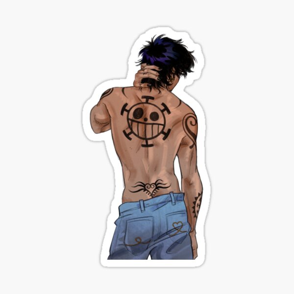 "One Piece Law" Sticker for Sale by ARTschoP | Redbubble