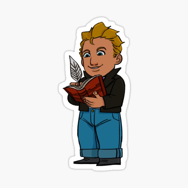 "MCSM STICKER SERIES - Lukas" Sticker for Sale by charliekaye | Redbubble