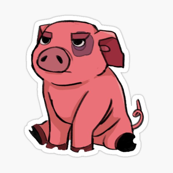 "MCSM STICKER SERIES - Reuben 2" Sticker for Sale by charliekaye ...