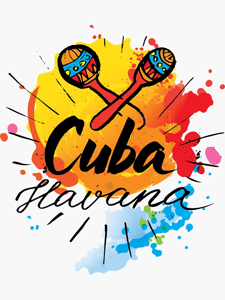 "Cuba Havana " Sticker for Sale by Style99Shop | Redbubble
