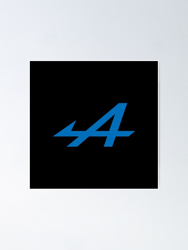 "Alpine F1 team logo - F1 2022 blue" Poster for Sale by F1RB | Redbubble