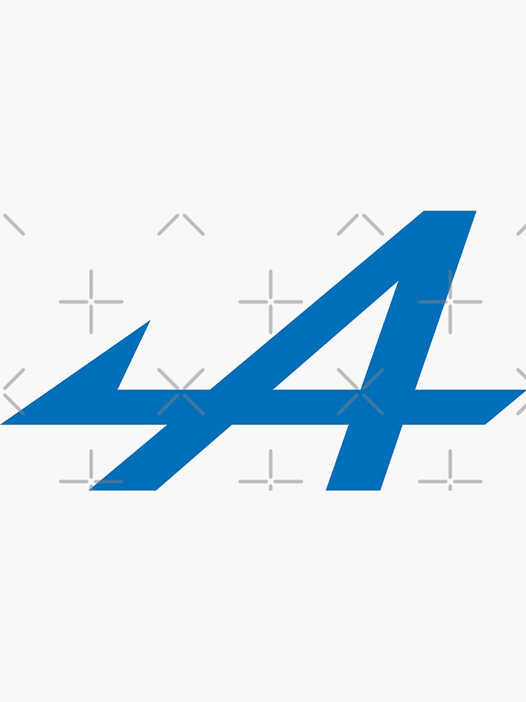 "Alpine F1 team logo - F1 2023 blue" Sticker for Sale by F1RB | Redbubble