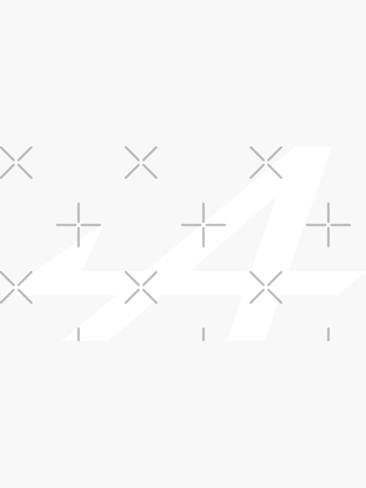 "Alpine F1 team logo - F1 2022 white-light blue" Sticker for Sale by ...