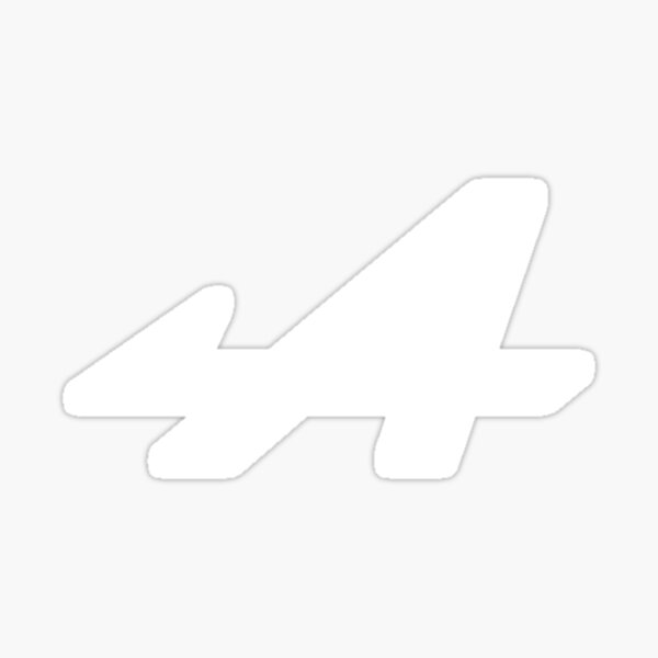 "Alpine F1 team logo - F1 2022 white-light blue" Sticker for Sale by ...