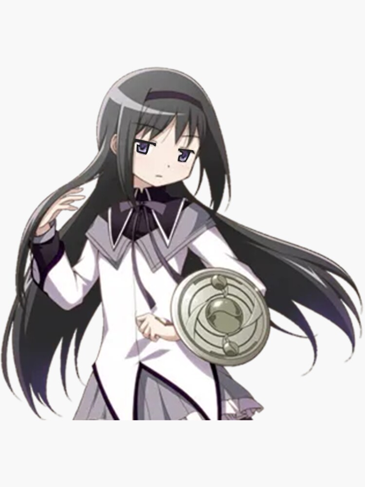 "Homura Akemi" Sticker for Sale by kawaiicrossing | Redbubble