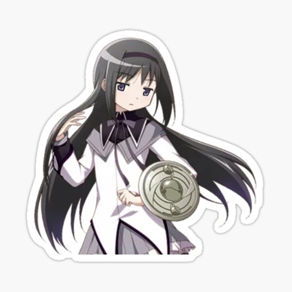 "Homura Akemi" Sticker for Sale by kawaiicrossing | Redbubble