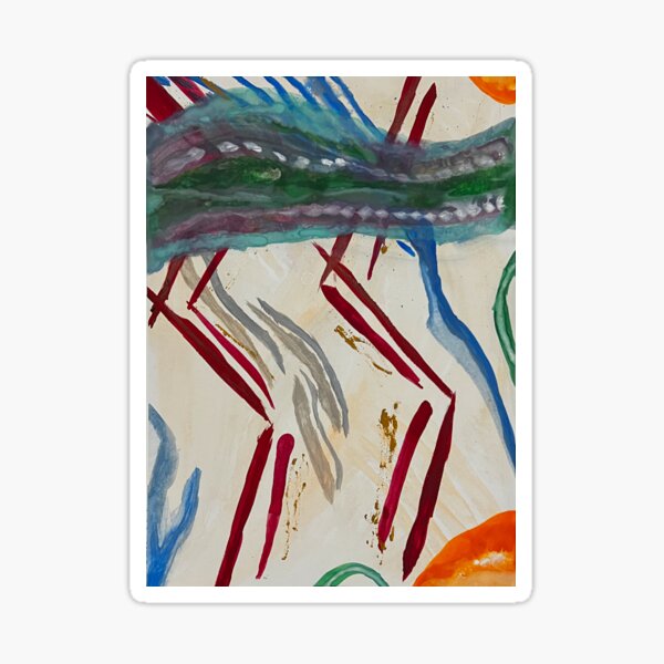 "Pathways I" Sticker for Sale by MKLott | Redbubble