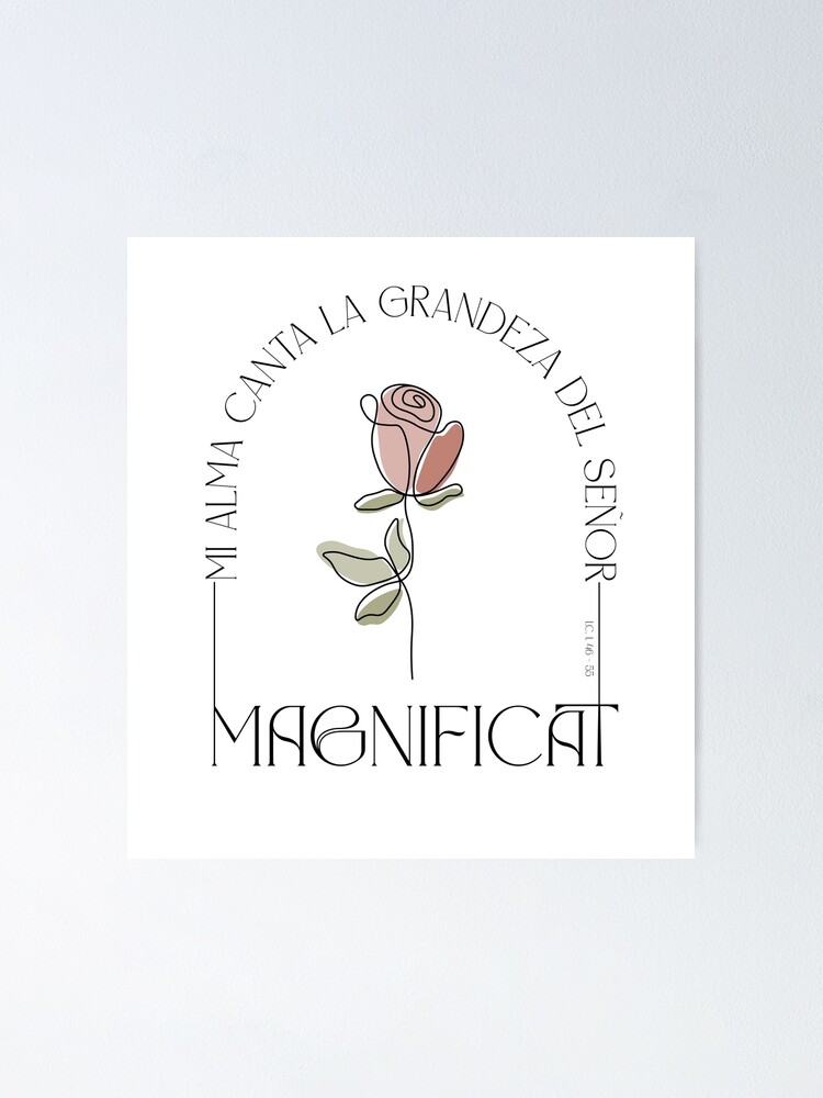 "Magnificat" Poster for Sale by aldicanale | Redbubble